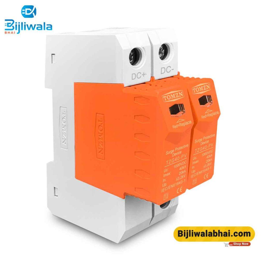 TOMZN AC SPD 2P 20KA~40KA 275V House Surge Protector Low-voltage ...
