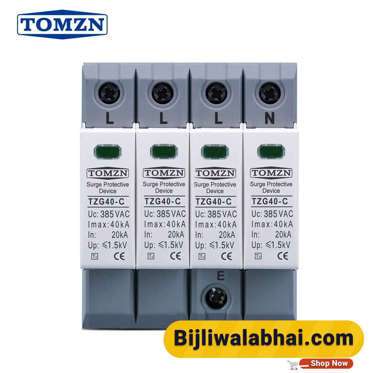 Surge Protective Device SPD AC 3 Phase Pakistan - Bijli Wala Bhai