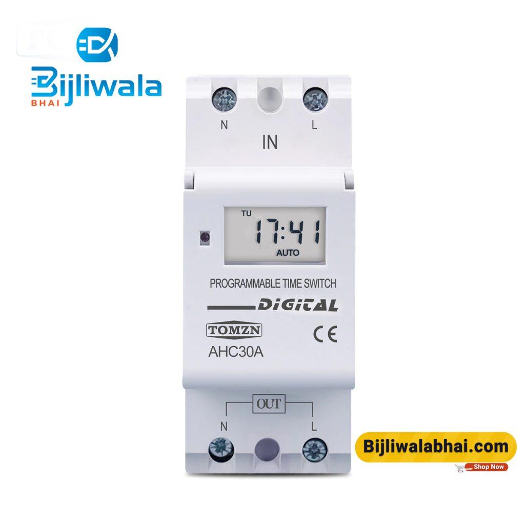 TOMZN 30A Weekly Programmable Digital Timer Programmable Time Switch ...