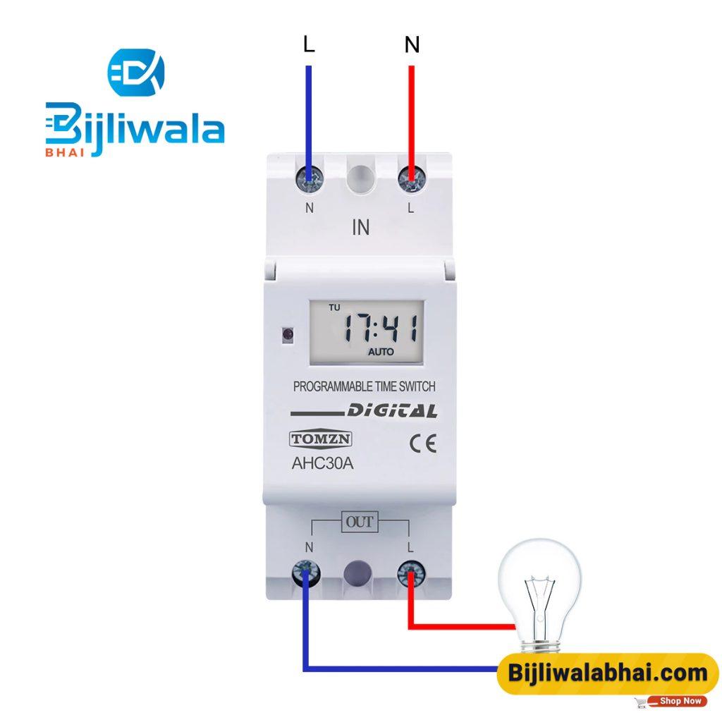 TOMZN 30A Weekly Programmable Digital Timer Programmable Time Switch ...