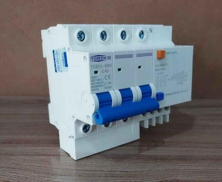 Three Phase 4pole RCBO Earth Leakage Breaker - Bijli Wala Bhai