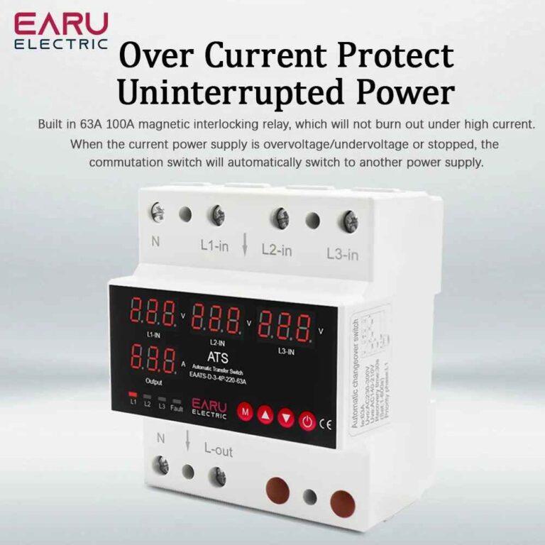 Earu 3 Phase Auto Phase Selector Voltage Protection - Bijli Wala Bhai